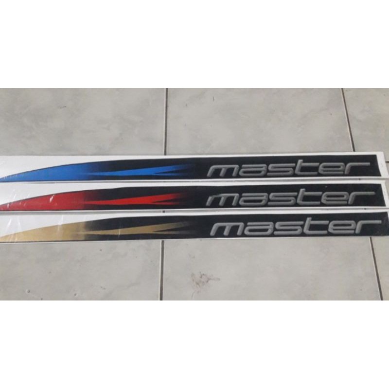 Jual STIKER STICKER BODY TULISAN MASTER UNIVERSAL | Shopee Indonesia