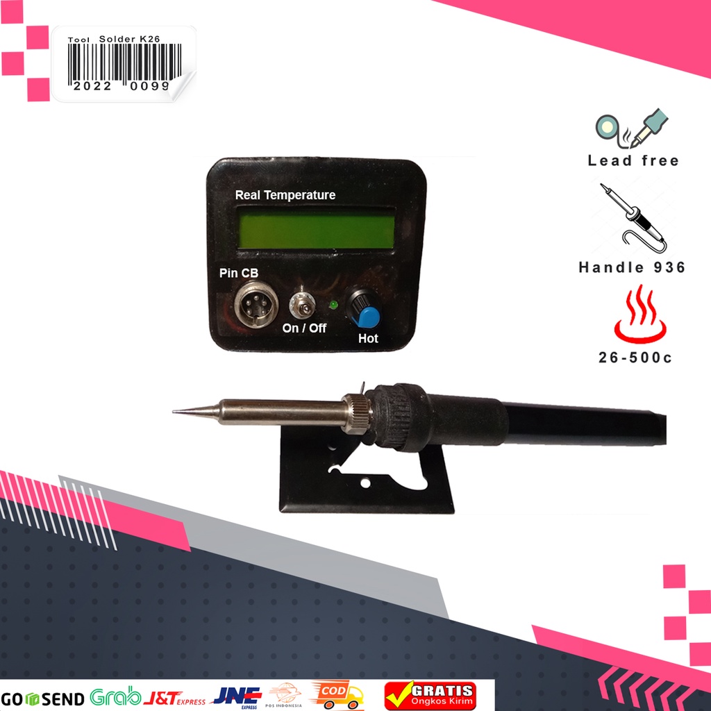 Jual Solder Digital /Solder Uap/Hot Air Rework 2 In 1 LCD | Shopee ...