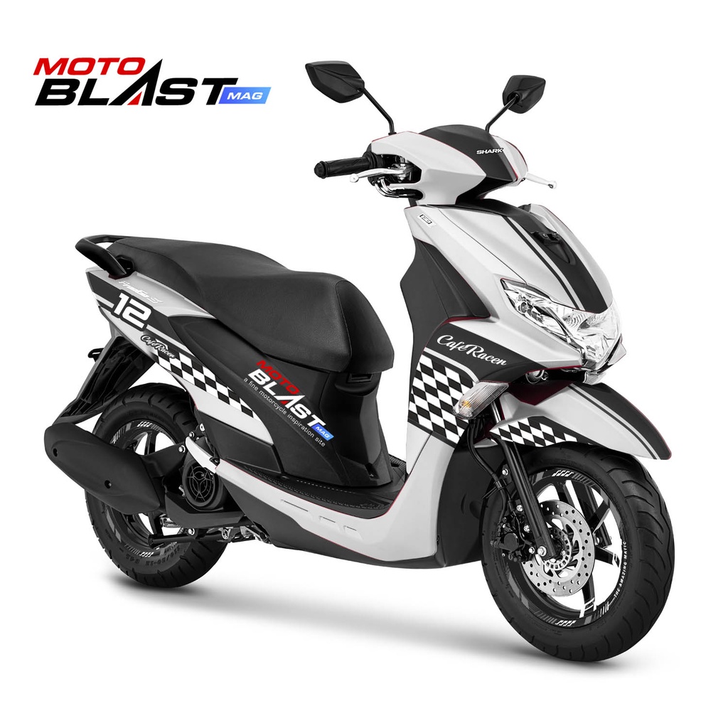 Jual Decal Sticker Motor Motoblast - Yamaha Freego LIvery Cafe Racer ...