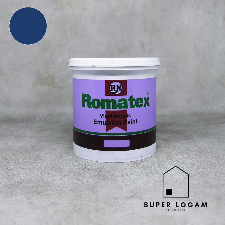 Jual Cat Tembok Romatex 1 kg (511 - Ultra Violet) | Shopee Indonesia