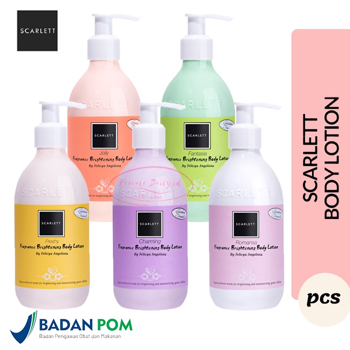 Jual SCARLETT WHITENING BODY LOTION/ HAND BODY SCARLET WHITENING ...