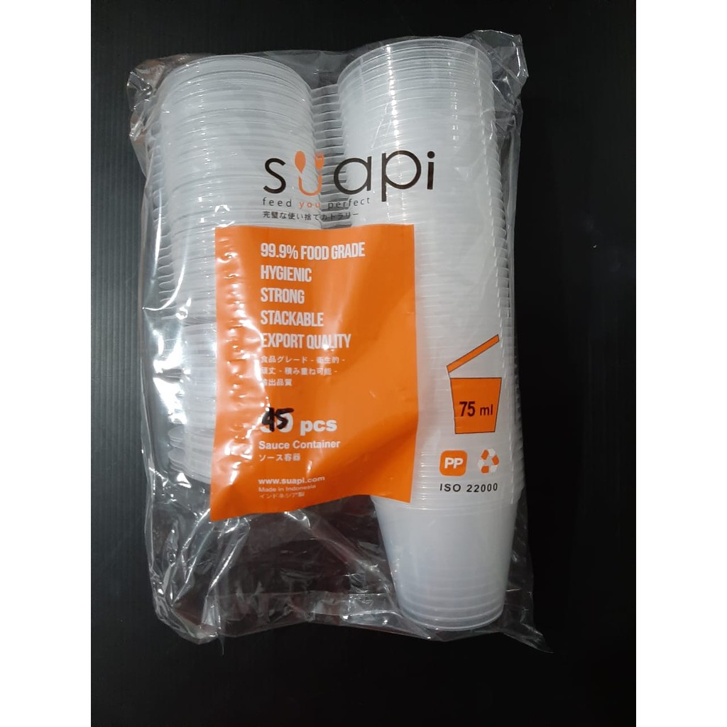 Jual Cup Sauce Suapi 75 Ml / Wadah Saus Merk Victory ukuran 75 ml ...