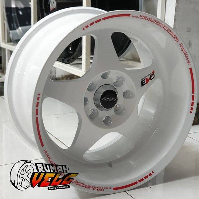 Jual Velg Mobil Surabaya R15 Spoon Evo 6.5/8.5 PCD 4X100/114.3 RUMAH ...