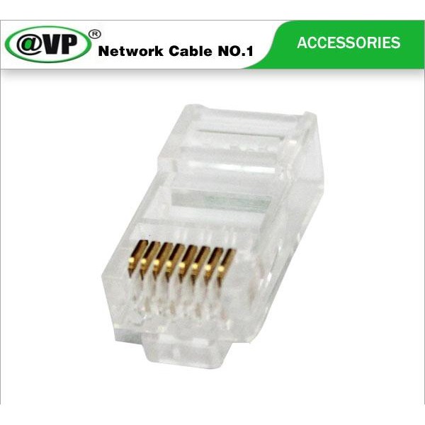 Jual AVP CAT5E RJ45 Connector (AVP-5EUMP), 100 pcs | Shopee Indonesia