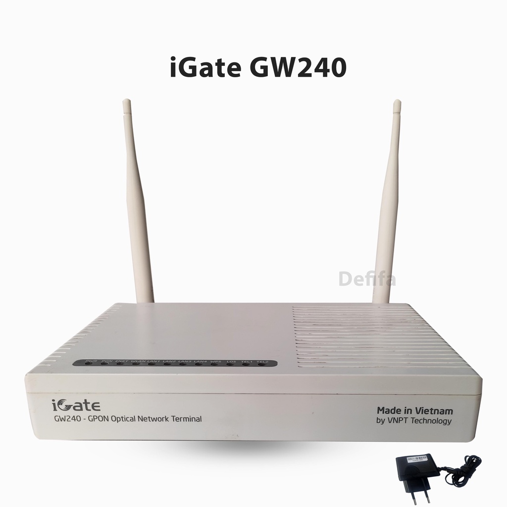 Jual Router WIFI Wireless Gpon ONT FTTH ONU iGate GW240 | Shopee Indonesia