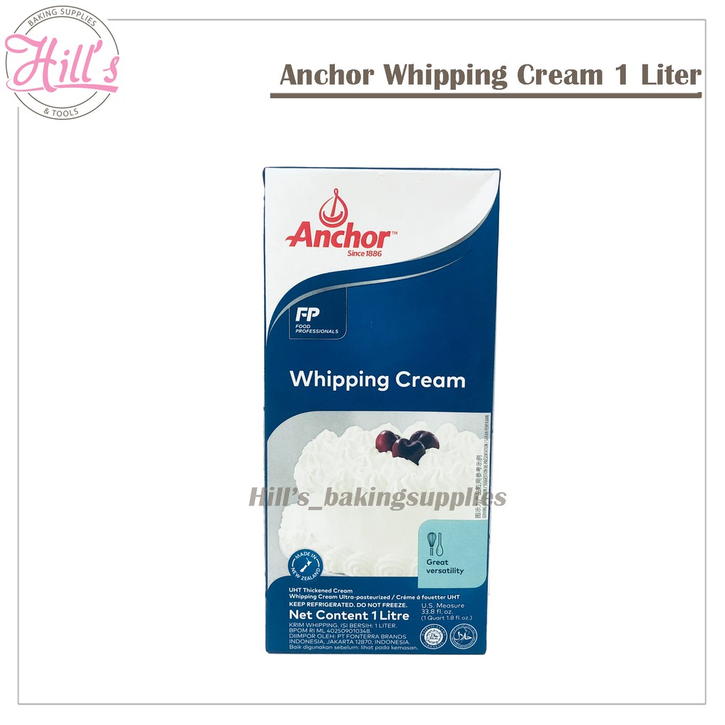 Jual PROMO MURAH !!! ANCHOR WHIPPING CREAM CAIR 1 L / WHIP CREAM 1 LTR/ DAIRY WHIPCREAM 1 LITER ...