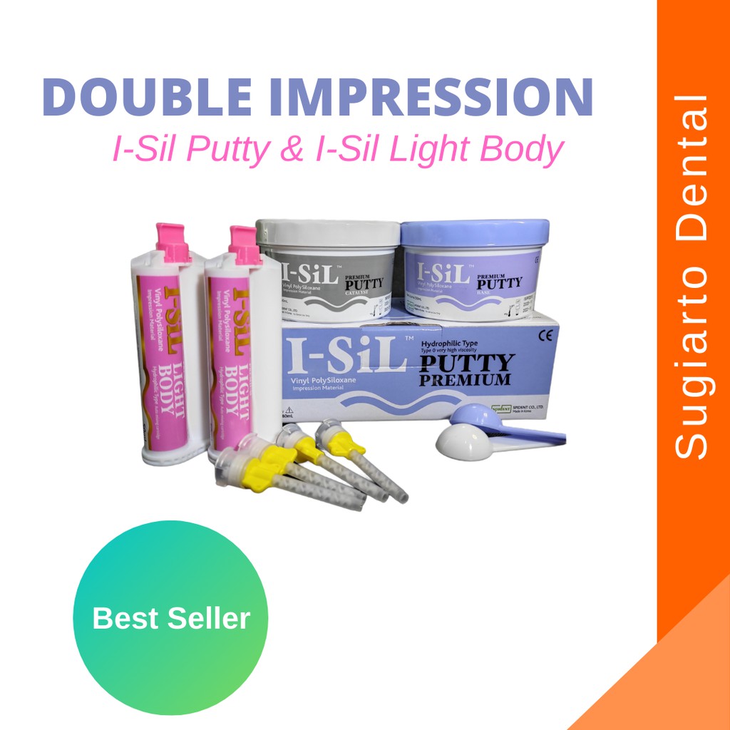 Jual Double Impression - Bahan Cetak - I sil Putty & Light Body ...