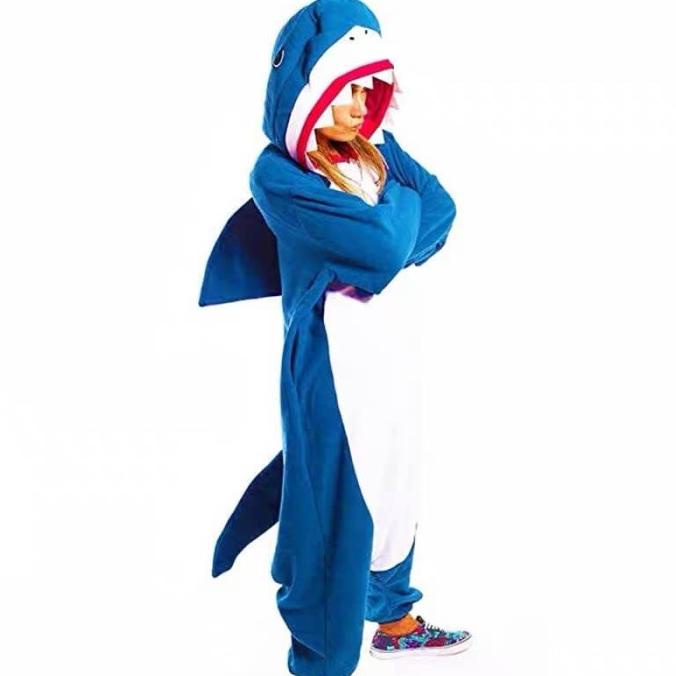 Jual Termurah Kostum Baby Shark Ikan Hiu Onesie Piyama Cosplay Baju ...