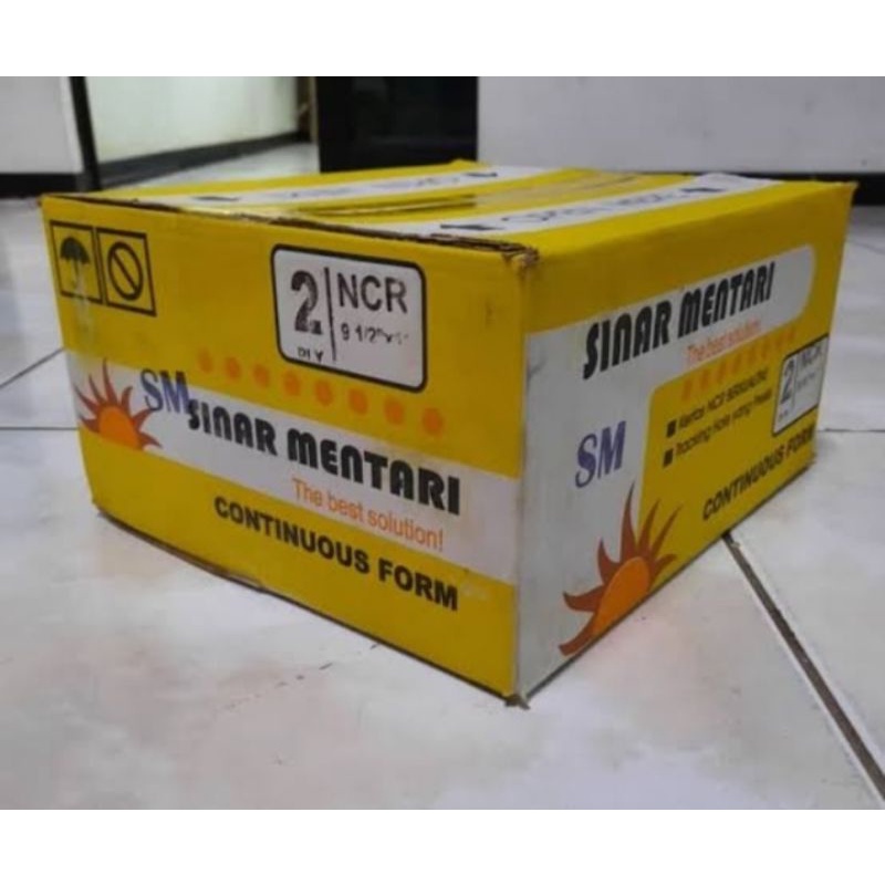 Jual Continuous form NCR 2 ply Sinar mentari full 9 1/2x11/kertas print komputer | Shopee Indonesia