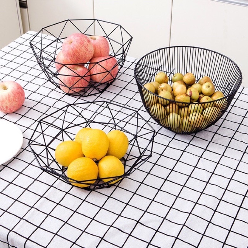 Jual Panier Wire Fruit Keranjang Buah Besi Wadah Buah Serbaguna Hiasan ...