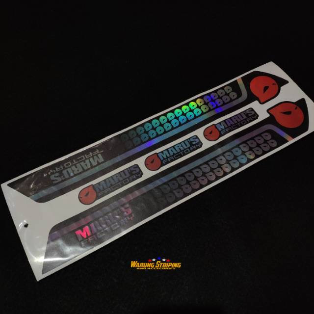 Jual Sticker body marus factory untuk vespa | Shopee Indonesia