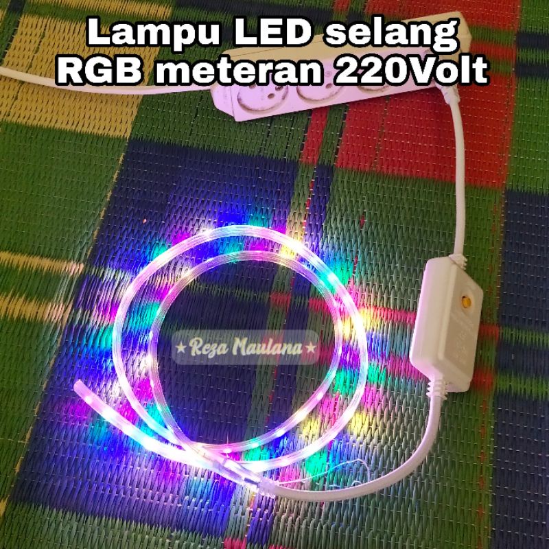 Jual Lampu Led Strip RGB Warna Warni Kedip 220v Lampu selang warni ...