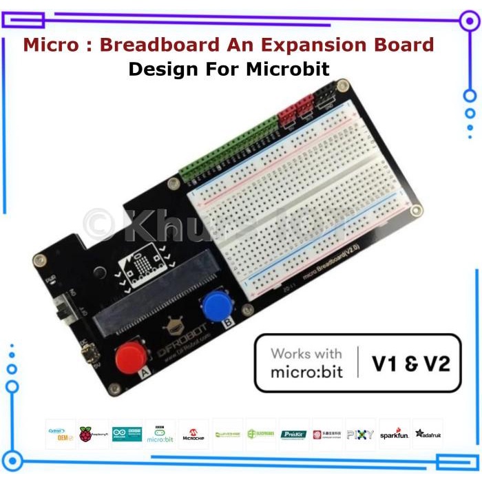 Jual Micro : Breadboard An Expansion Board Design For Microbit Original ...