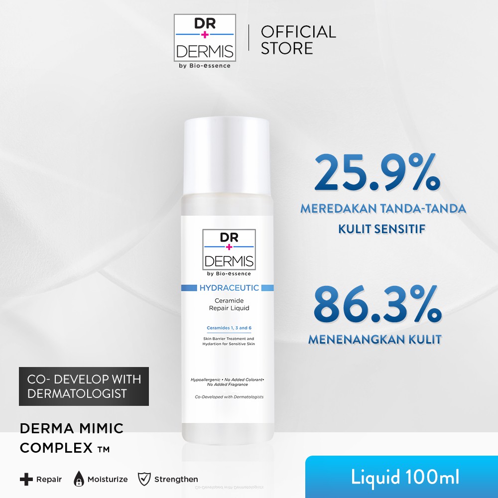 Jual Dr.Dermis Hydraceutic Ceramide Repair Liquid 100ml - Hydrating ...