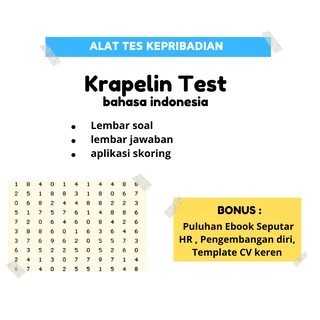 Jual Kraepelin Terlengkap & Harga Terbaru Maret 2026 | Shopee Indonesia