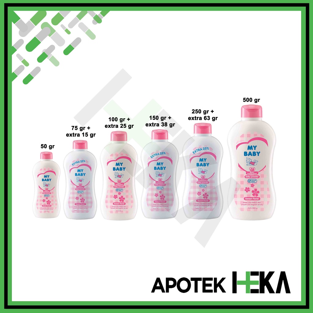 Jual My Baby Powder Sweet Floral - Bedak Bayi Bedak Anak Wangi Bunga ...
