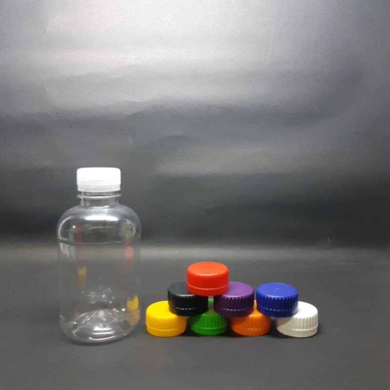 Jual Botol Plastik PET Cabe 250 ml / Botol PET Bingo 250 ml / Botol Kemasan 250ml - Tutup Segel ...