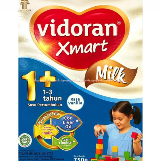 Jual Susu vidorant smart 1+ 3+ 700g madu n van | Shopee Indonesia