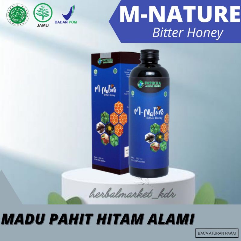 Jual M Nature Madu Pahit Madu Hitam Premium Madu Hitam Prebiotik ...
