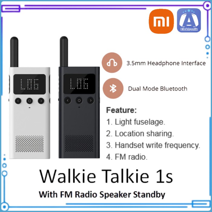 Jual Produk Unggulan Xiaomi Mijia Smart Walkie Talkie 1S Phone Location ...