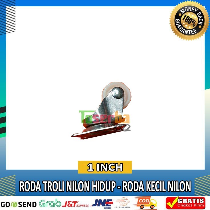 Jual RODA TROLI NILON 1 INCH HIDUP - RODA KECIL NILON - RODA LACI ...