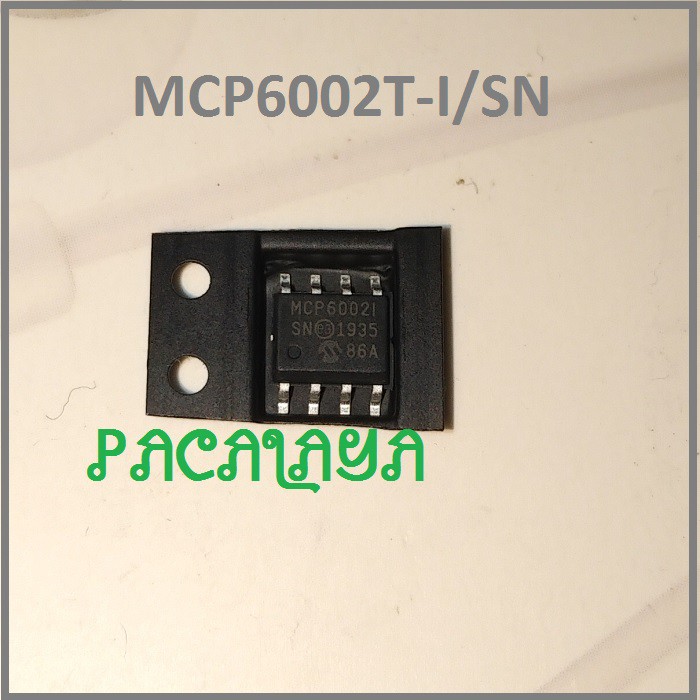 Jual MCP6002-I/SN MCP6002 Op Amps Dual 1.8V 1MHz SMD 8-SOIC Original | Shopee Indonesia