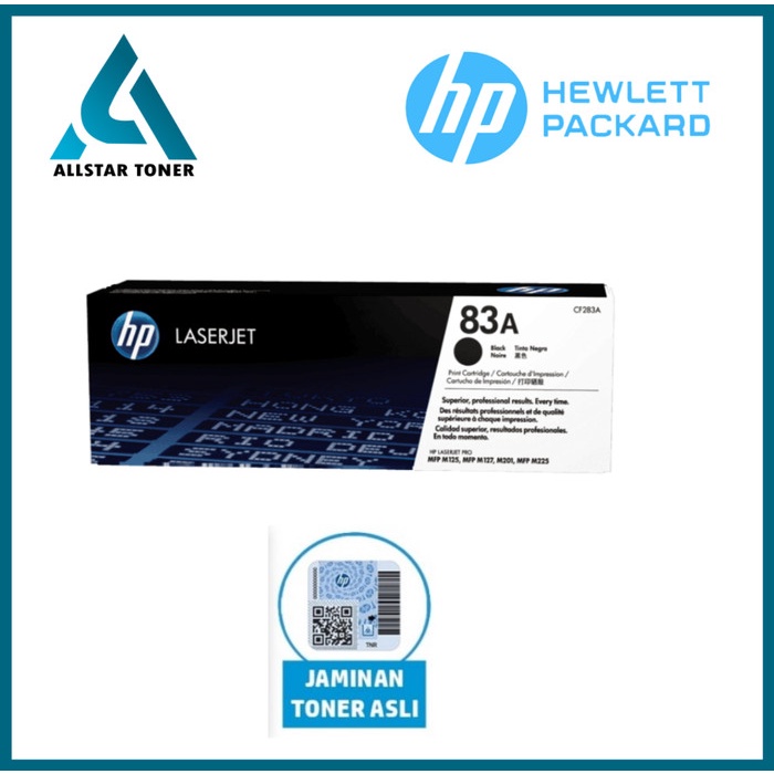 Jual HP 83A ( CF283A ) Original LaserJet Toner Cartridge | Shopee Indonesia