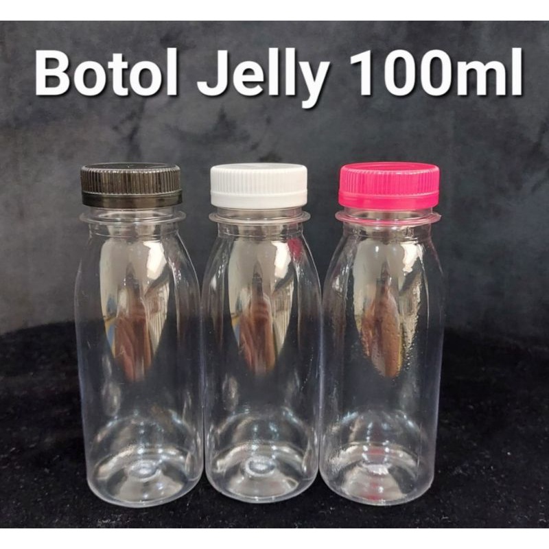 Jual Botol jelly Tebal 60ml & 100ml Tutup putih | Shopee Indonesia