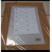 Jual Map L Daiichi 9001 A4 (1 PCS) / Map Transparant A4 Daiichi / Clear ...