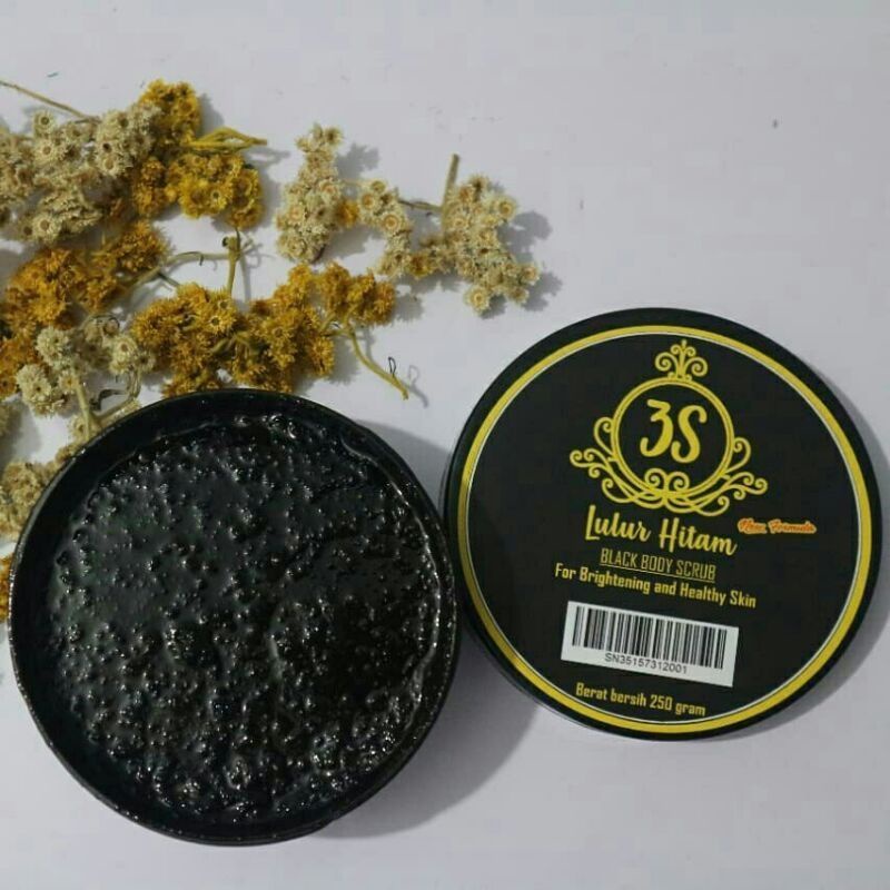 Jual LULUR HITAM 3S BLACK BODY SCRUB | Shopee Indonesia