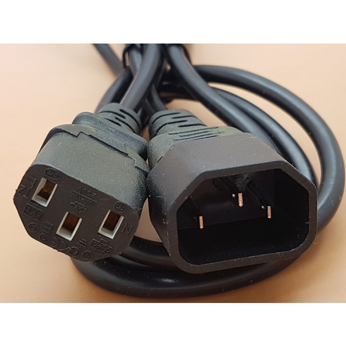 Jual Kabel Power CPU sambungan 1.8m / extension ( male + female ...