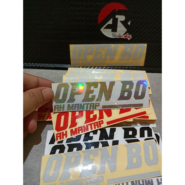Jual Sticker open BO stiker motor cutting | Shopee Indonesia