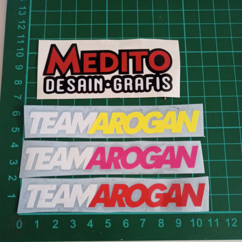 Jual Sticker Cutting Team Arogan | Shopee Indonesia