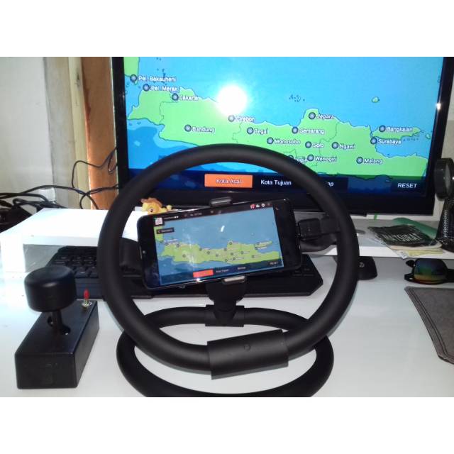 Jual Setir Game Controller Steering Wheel Android Wireless pengganti ...