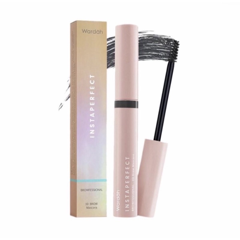 Jual Wardah Instaperfect Mascara 3D brow (deep grey) | Shopee Indonesia