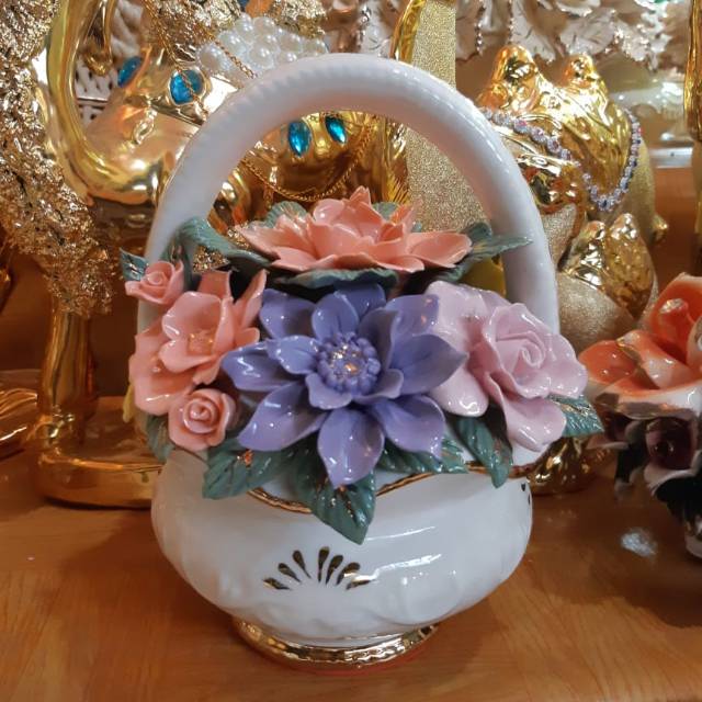 Jual Pajangan Bunga Italy / Vas Bunga / Pajangan Meja Tamu | Shopee ...