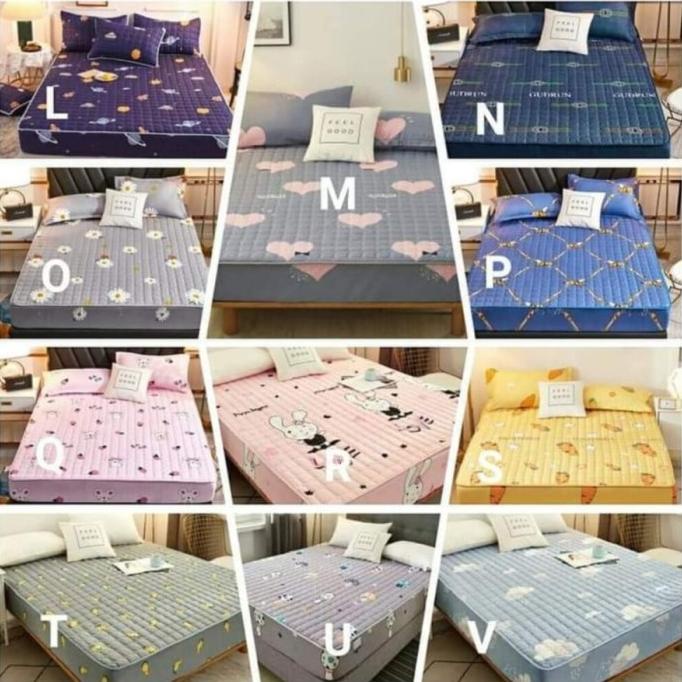 Jual Sprei Waterproof Motif Sprey Karakter Bed Cover Anti Air | Shopee ...