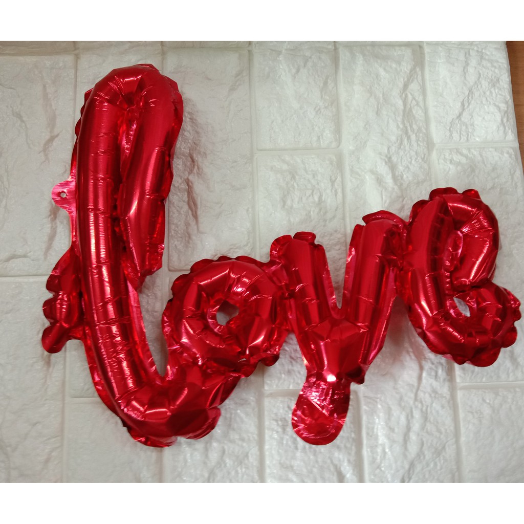 Jual BALON FOIL LOVE SAMBUNG | Shopee Indonesia