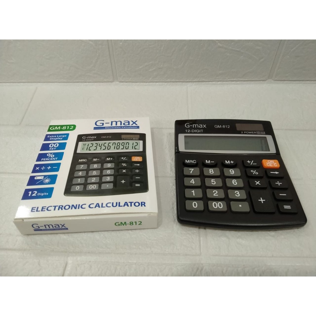 Jual Kalkulator G-max GM-812 / Kalkulator 12 digit / Kalkulator Mini ...