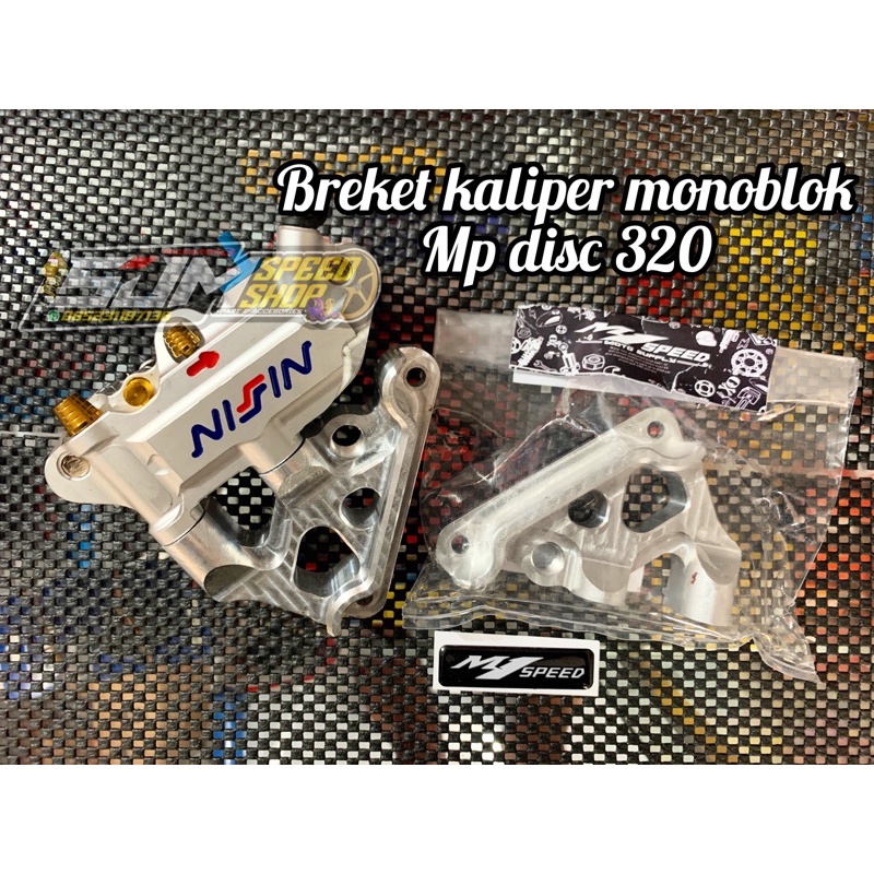 Jual BREKET KALIPER MONOBLOK MEGAPRO DISC 320MM BY M1 SPEED ORIGINAL | Shopee Indonesia