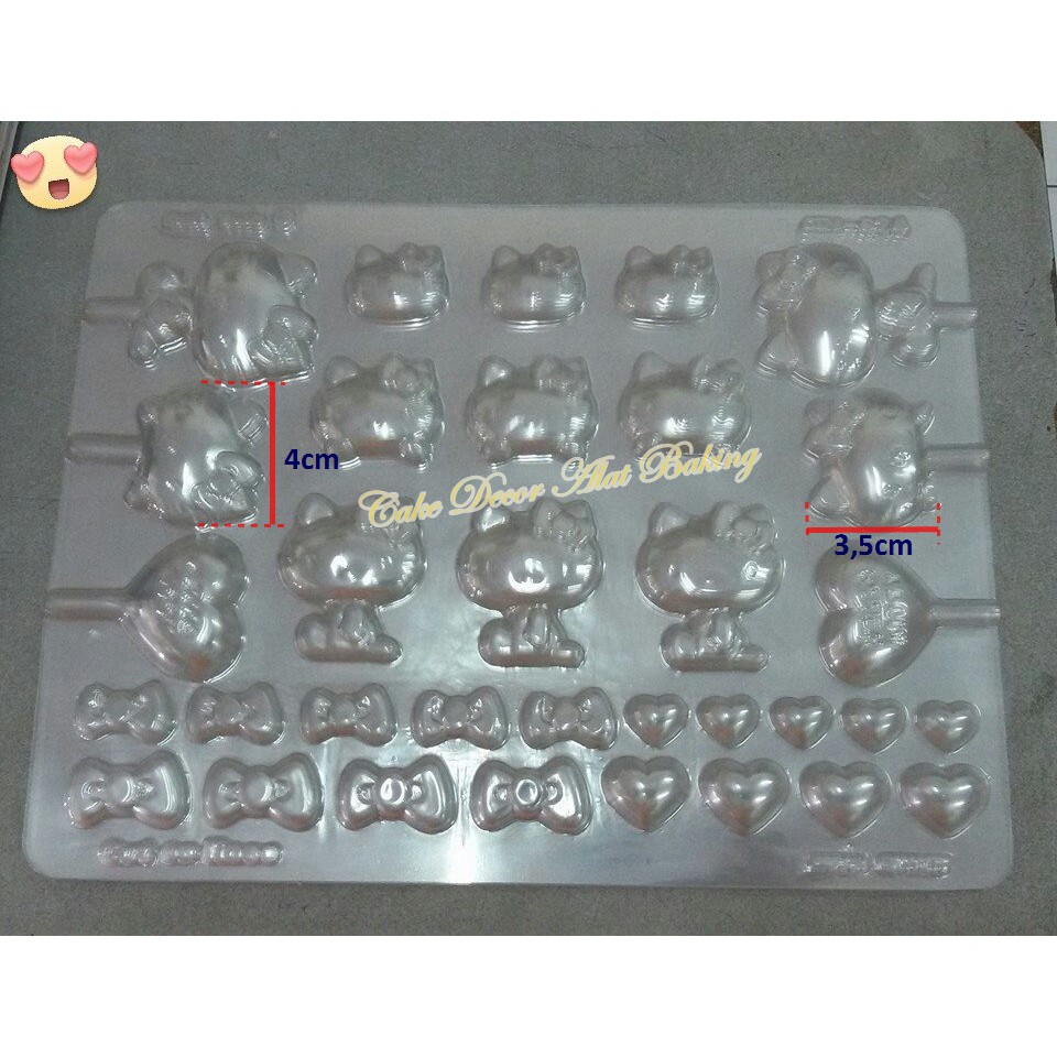 Jual Cetakan coklat CTM 024 Kitty mix Loli | Shopee Indonesia