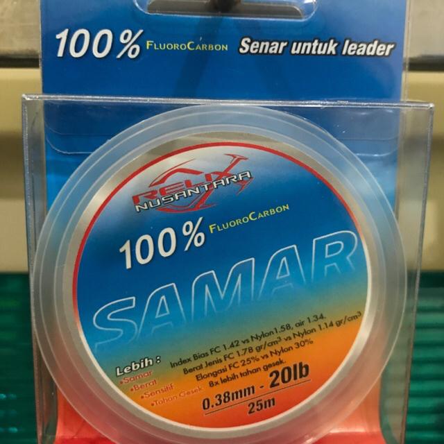 Jual Senar untuk leader 100% fluorocarbon Relix Samar 20 Lb, 25 Lb, 30 Lb, 80 Lb, 100 Lb ...