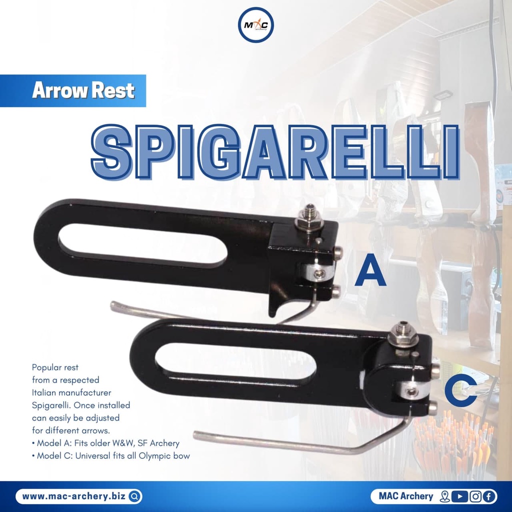 Jual arrow rest recurve busur spigarelli arrow rest Z T magnetic type C ...