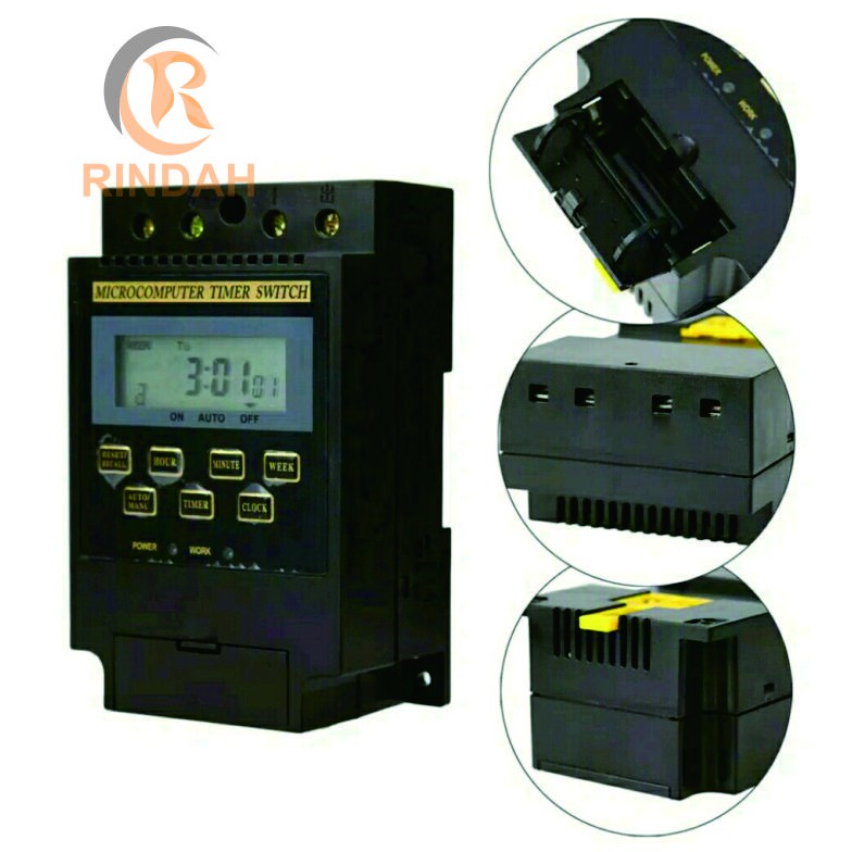Jual KG316T 25A MicroComputer LCD Programmable 220V DIGITAL TIMER SWITCH Relay Otomatis Switch ...