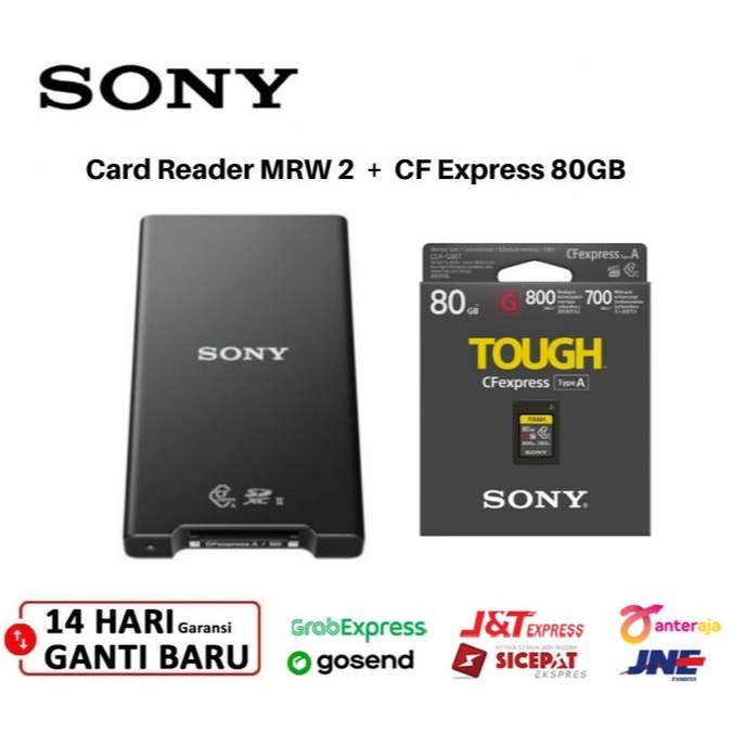 Jual Sony Card Reader MRWG2 + CF Express Type A ( Reader + Memory Card ...