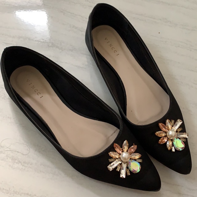 Jual Vincci shoes black | Shopee Indonesia