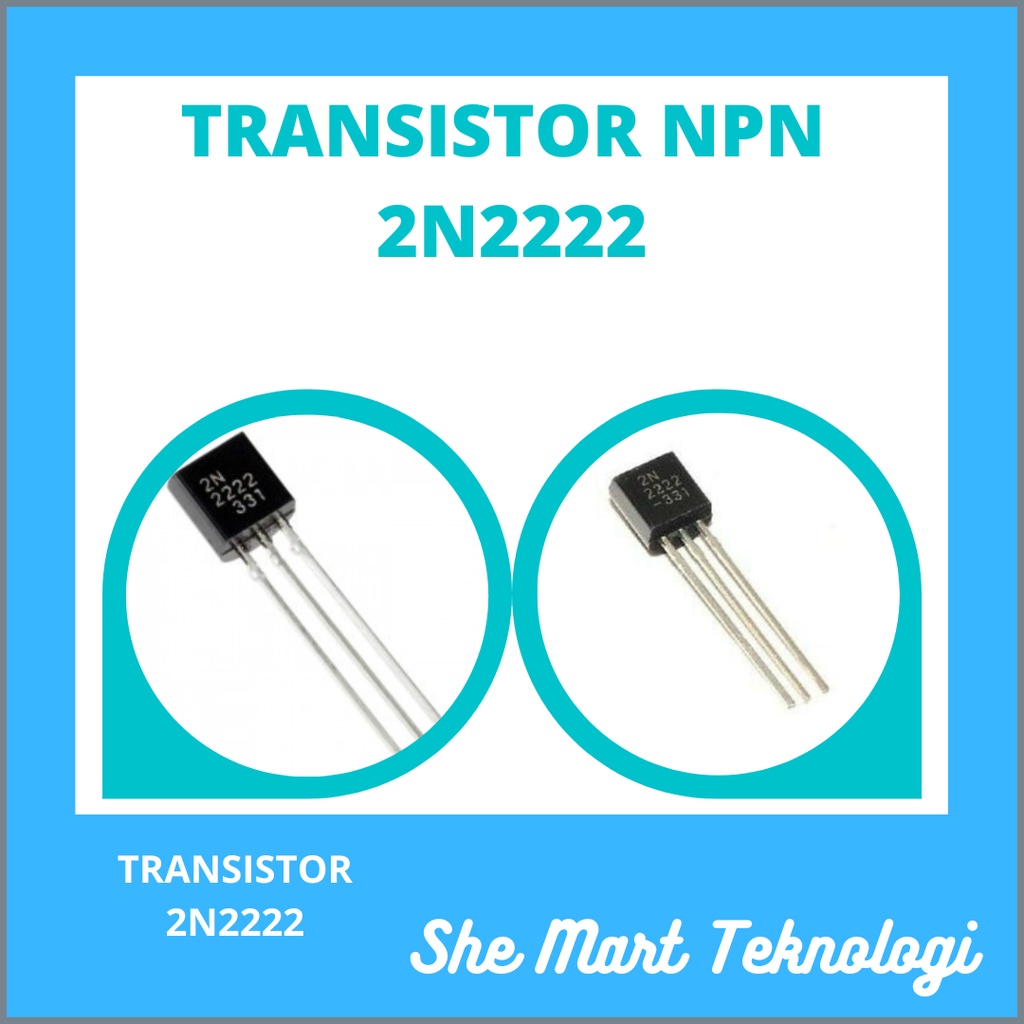 Jual Transistor NPN 2N2222A 2N2222 A TO-92 30V 0.6A | Shopee Indonesia