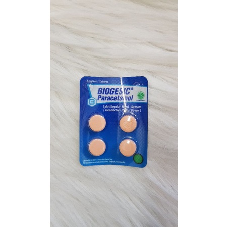Jual Biogesic 1 strip isi 4 tablet | Shopee Indonesia