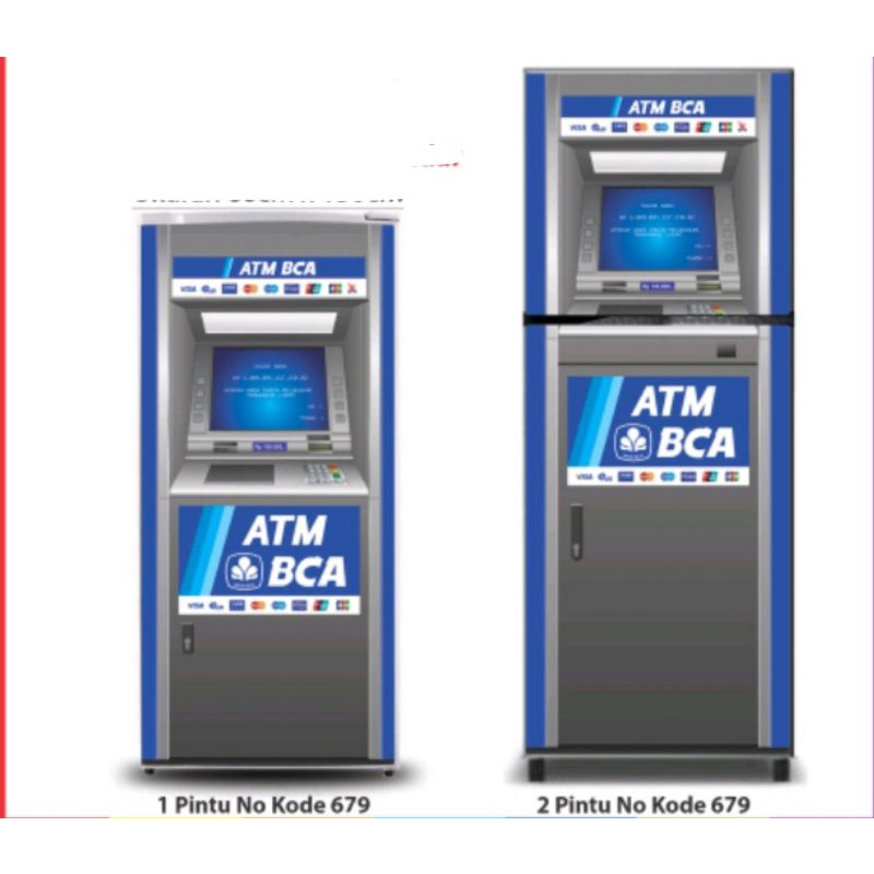 Jual Stiker kulkas 3 pintu motif ATM BCA ukuran 60x190 cm | Shopee Indonesia
