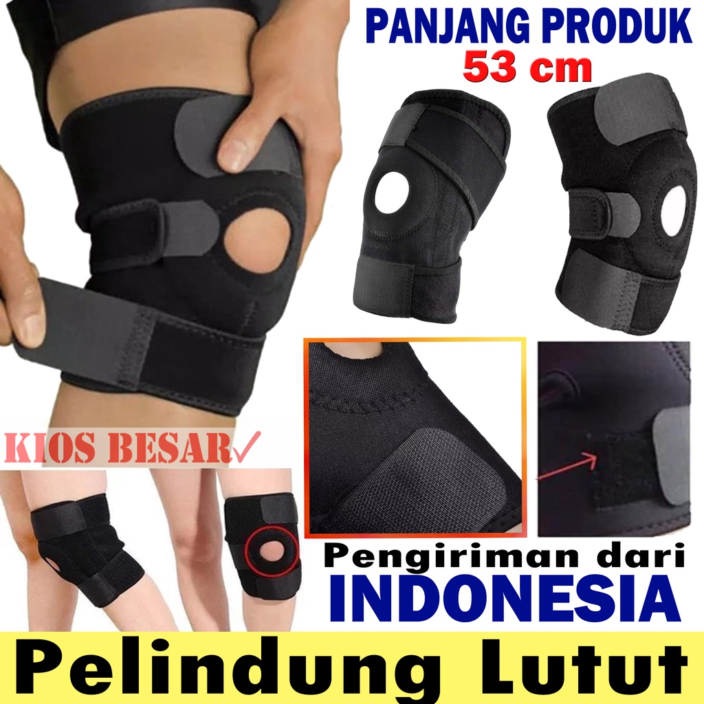 Jual Pelindung Lutut Patella Adjustable Warna Hitam untuk Olahraga ...